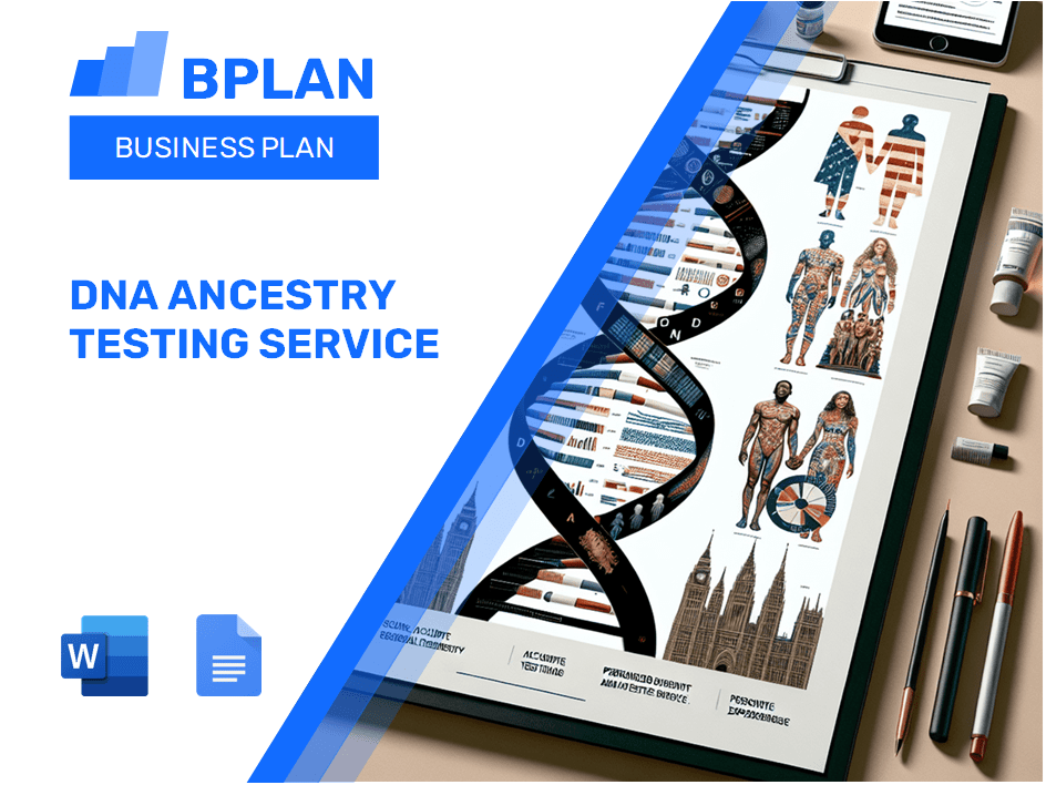 DNA Ancestry Testing Business Plan Template