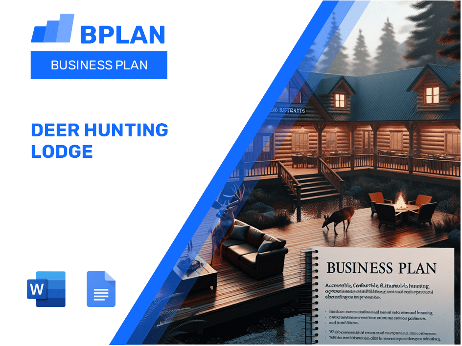 Deer Hunting Lodge Business Plan Template