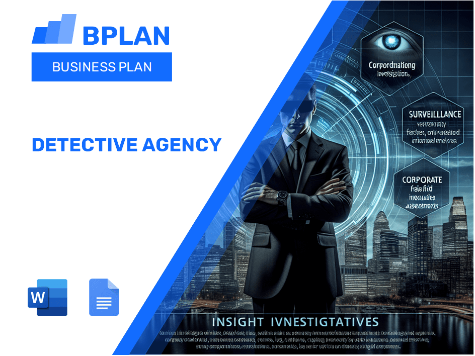Detective Agency Business Plan Template - BPlan AI