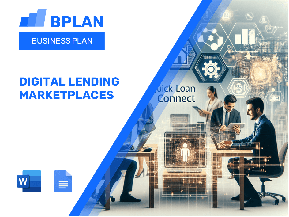Digital Lending Business Plan Template
