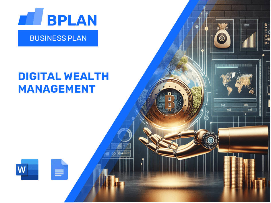 Digital Wealth Management Business Plan Template