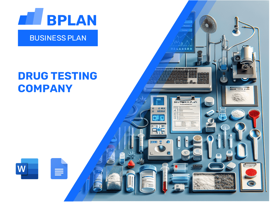 Drug Testing Business Plan Template - BPlan AI