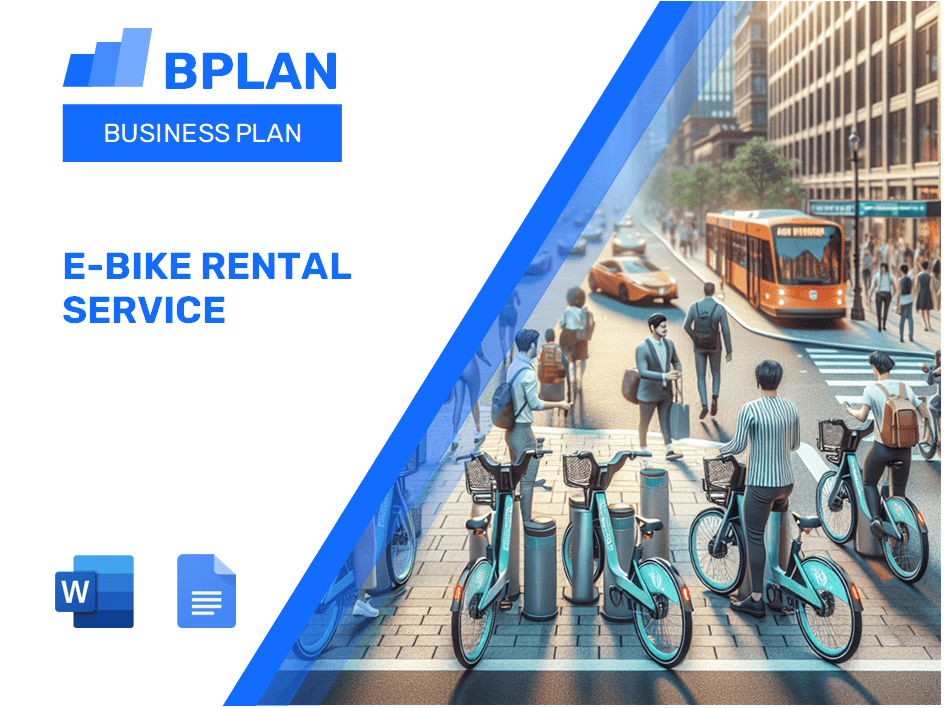 E-Bike Rental Business Plan Template - BPlan AI