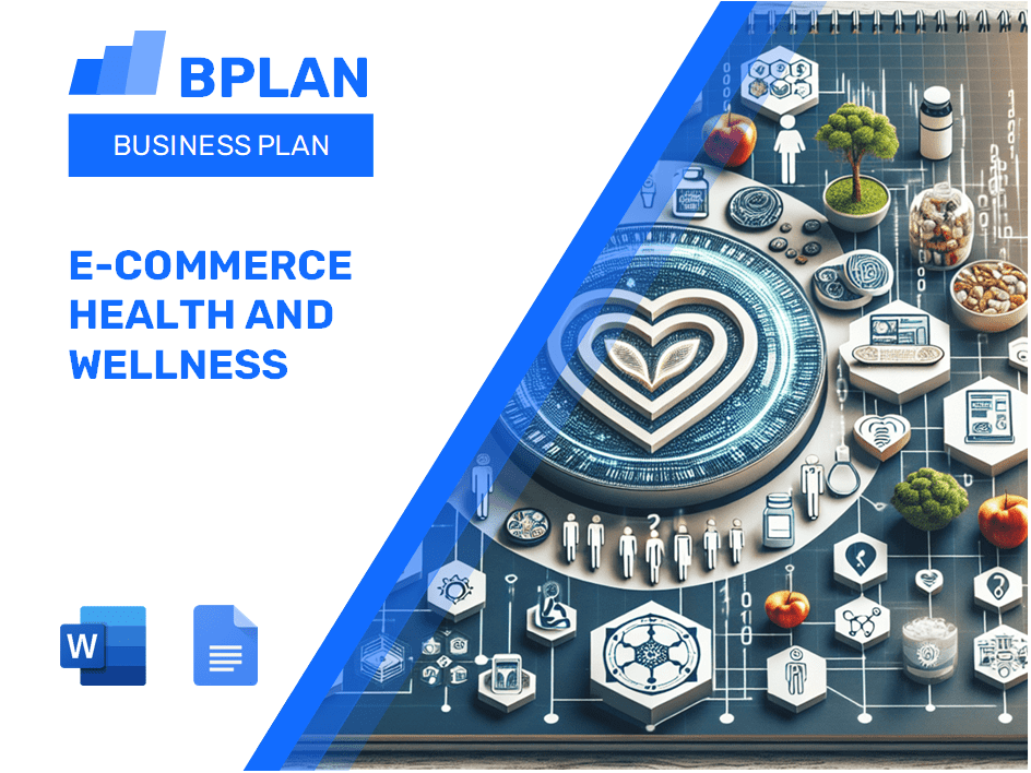 E Commerce Health And Wellness Business Plan - BPlan AI