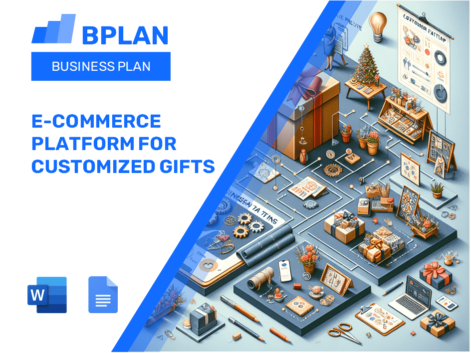 Customized Gifts E Commerce Business Plan Template - BPlan AI