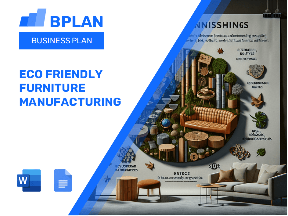 Eco Friendly Furniture Business Plan Template