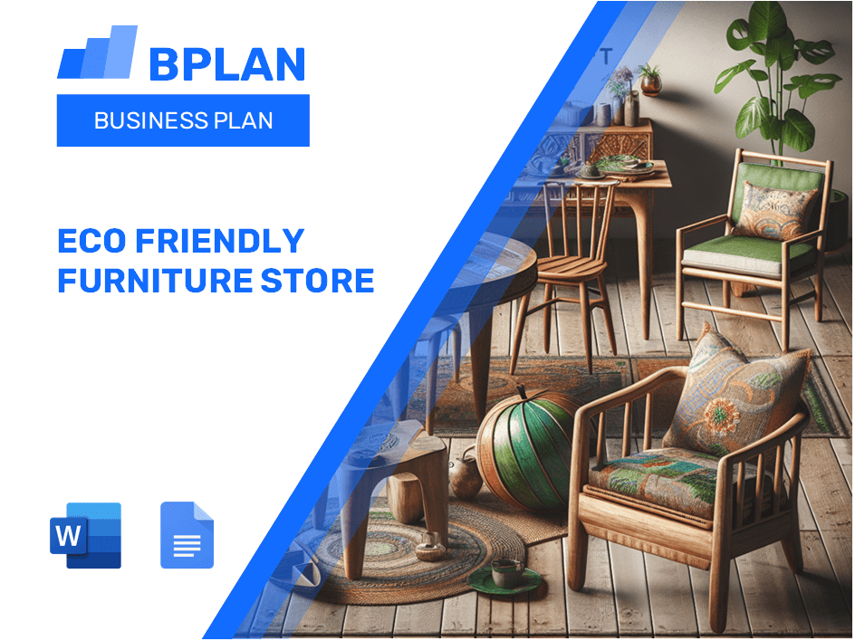 Eco-Friendly Furniture Store Business Plan