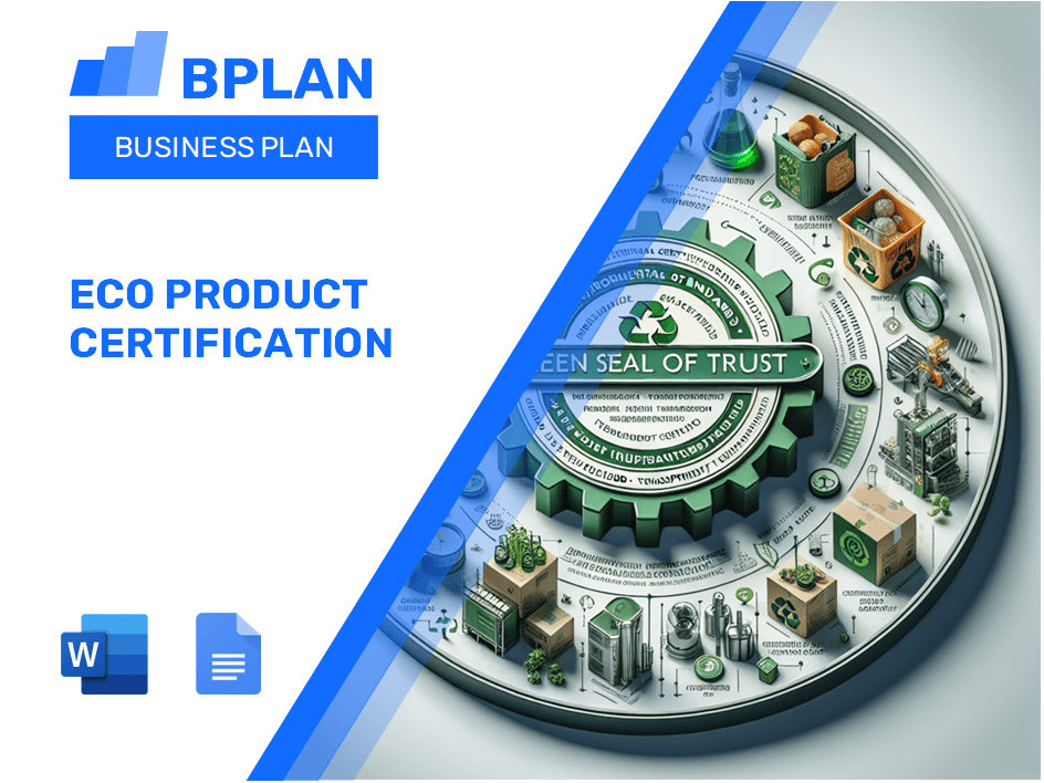Eco Product Certification Business Plan - BPlan AI