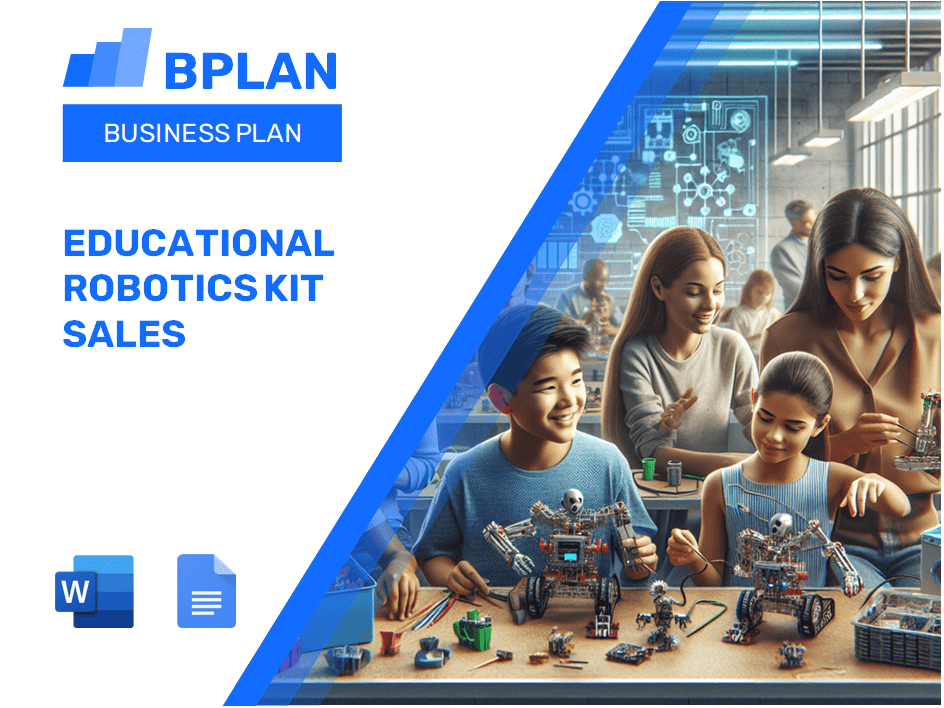 Educational Robotics Kit Sales Business Plan Template
