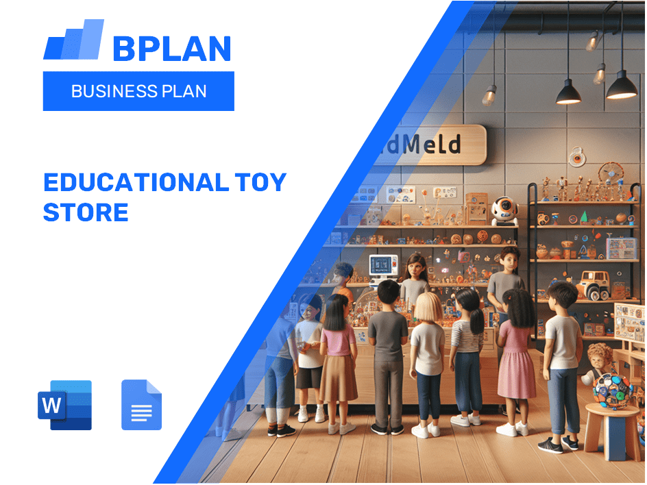 Educational Toy Store Business Plan Template - BPlan AI