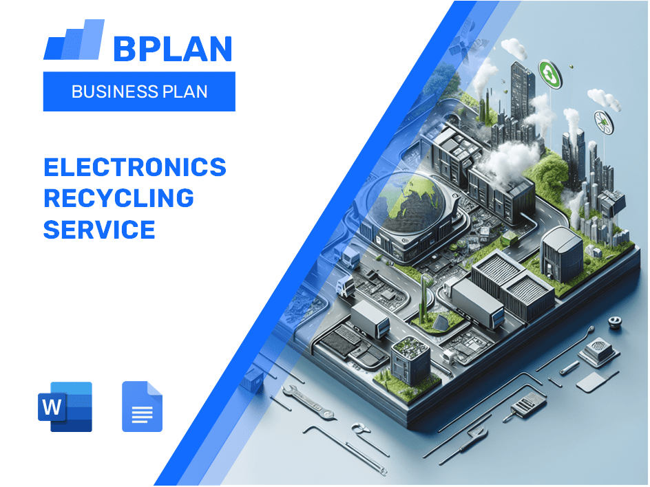 Electronics Recycling Business Plan Template (2024)