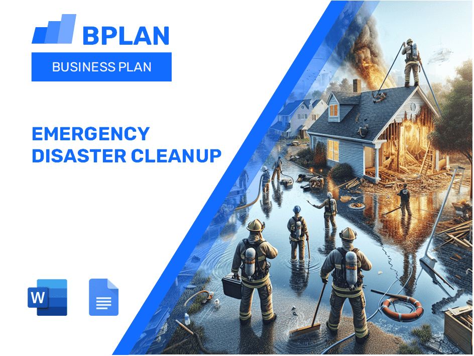 Emergency Cleanup Business Plan Template - BPlan AI
