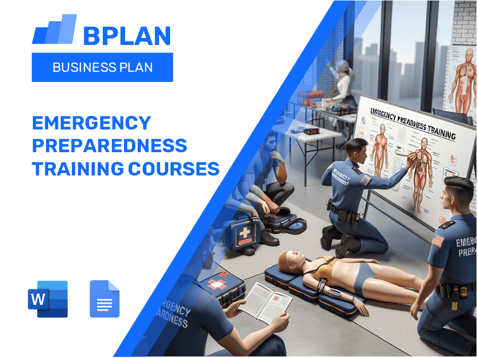 Emergency Training Business Plan Template - BPlan AI
