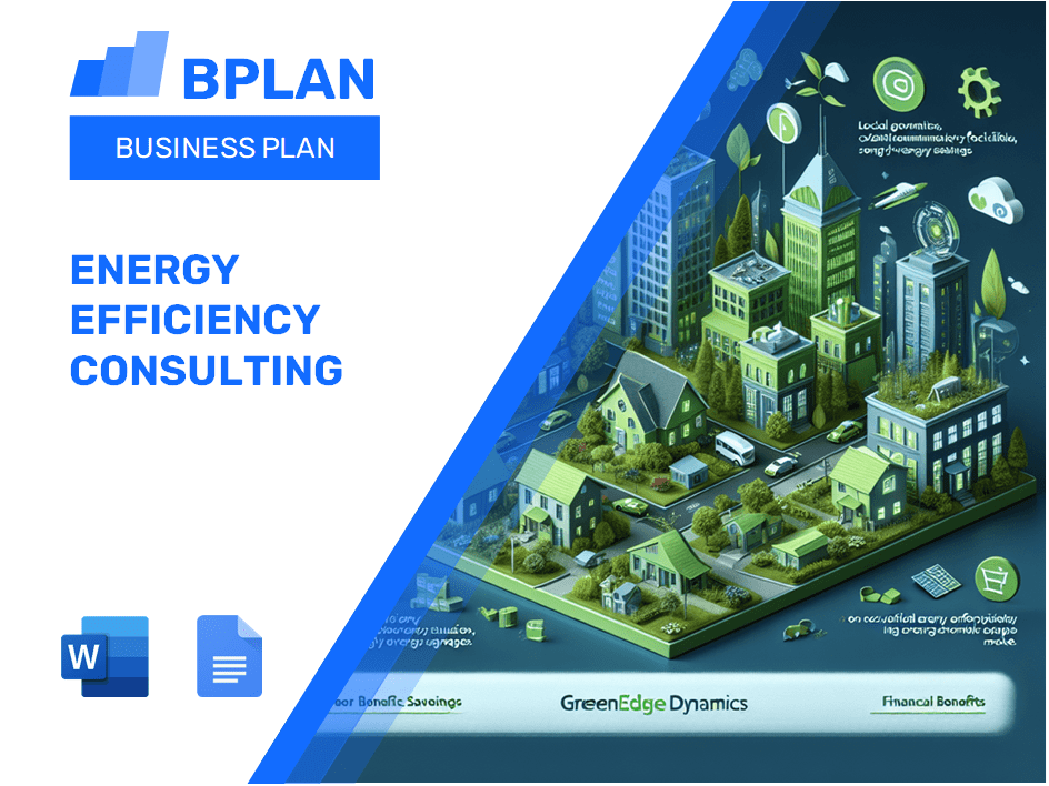 Energy Efficiency Consulting Business Plan Template - BPlan AI