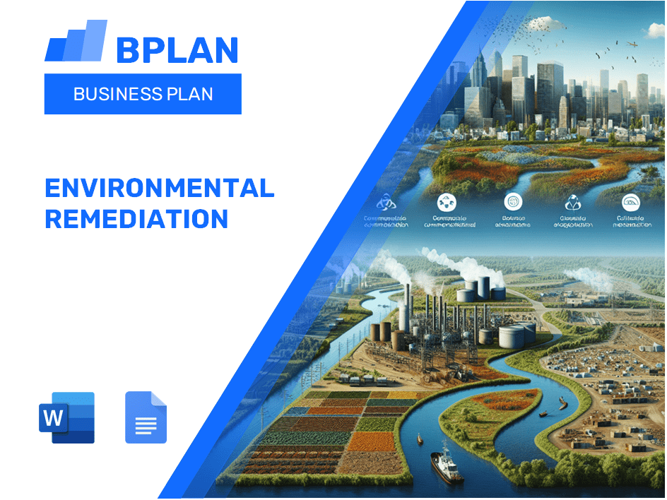 Environmental Remediation Business Plan Template - BPlan AI