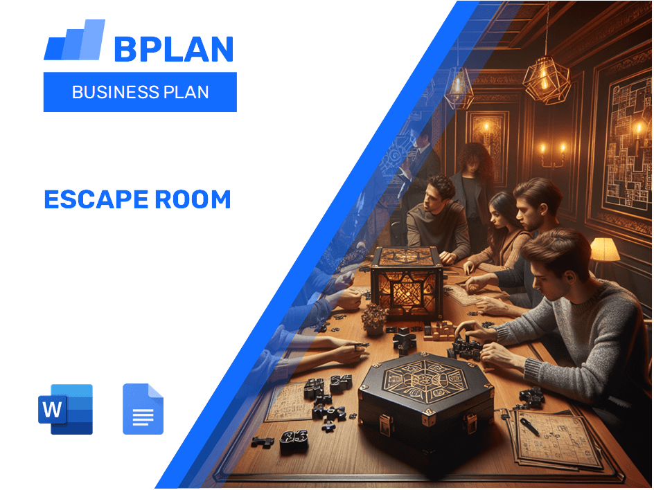 Escape Room Business Plan Template