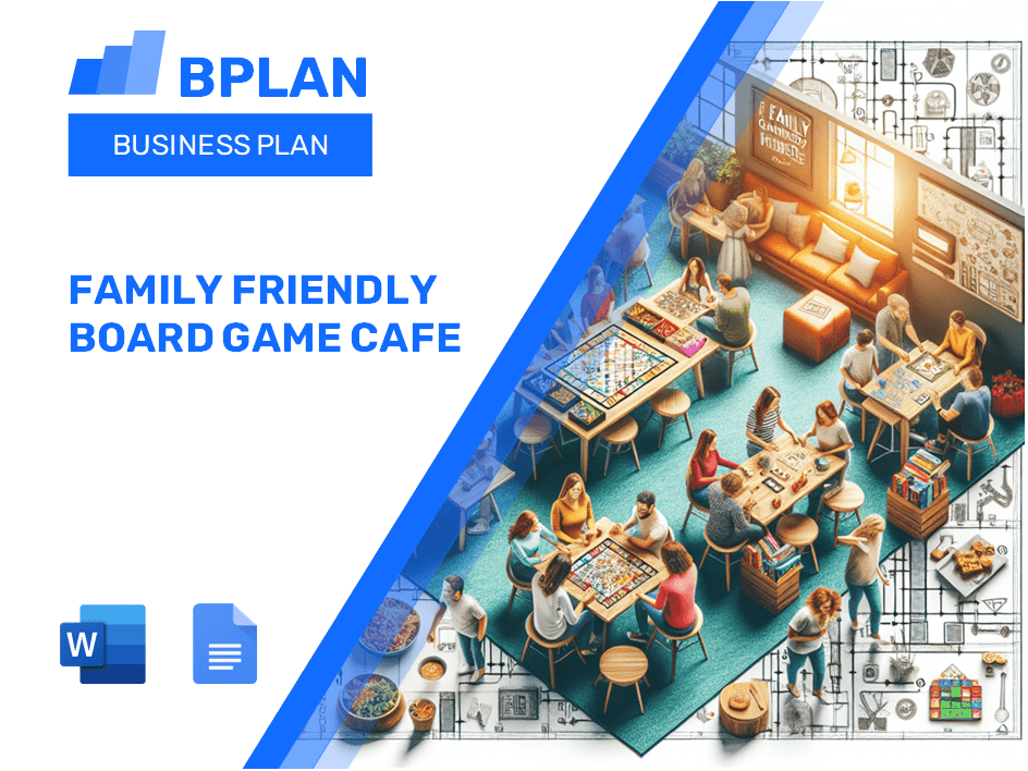 Board Game Cafe Business Plan Template
