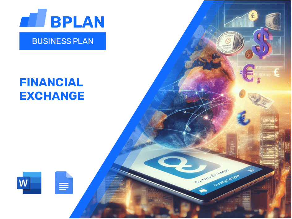 Financial Exchange Business Plan Template