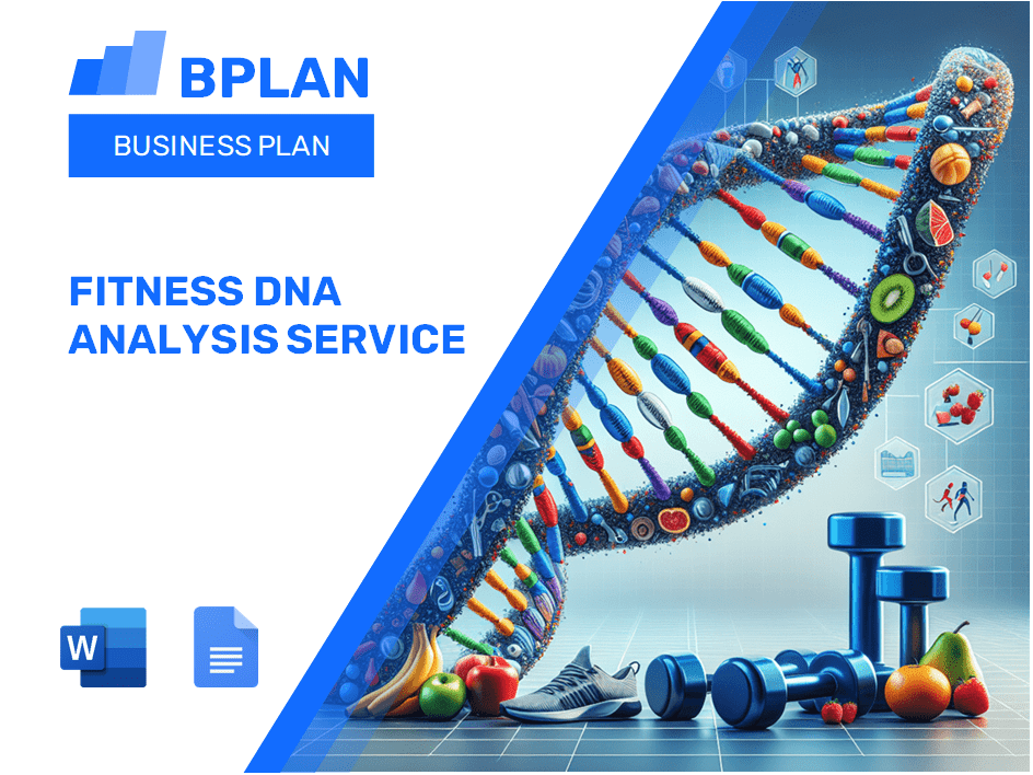 Fitness DNA Business Plan Template - BPlan AI