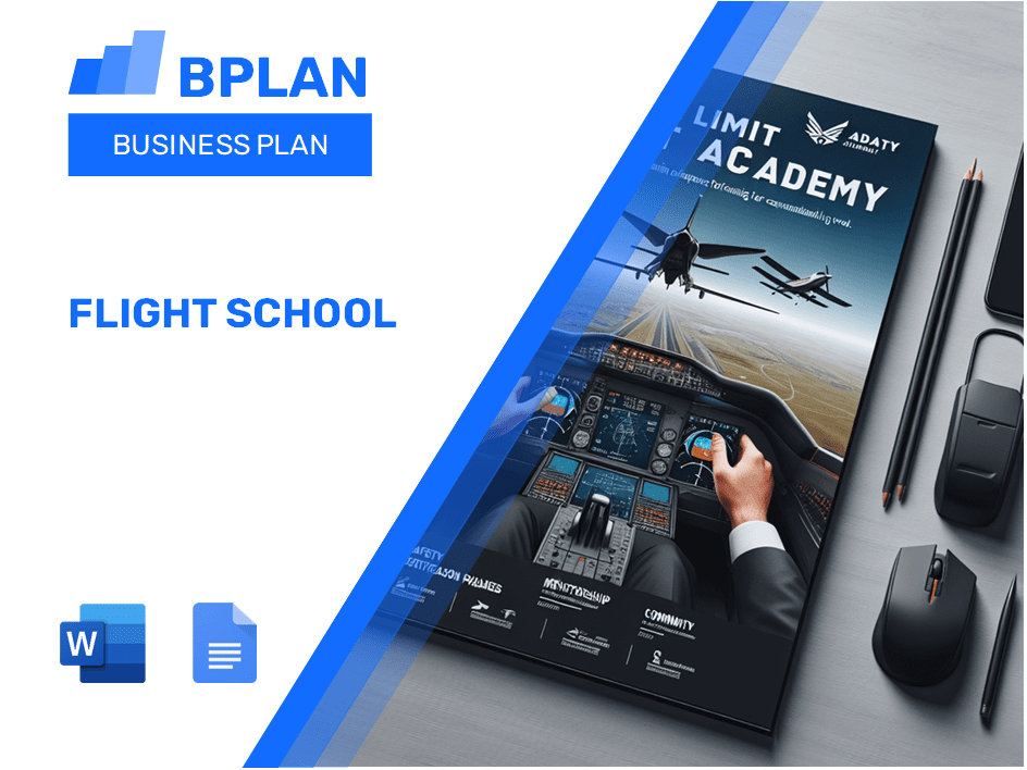 Flight School Business Plan Template - BPlan AI