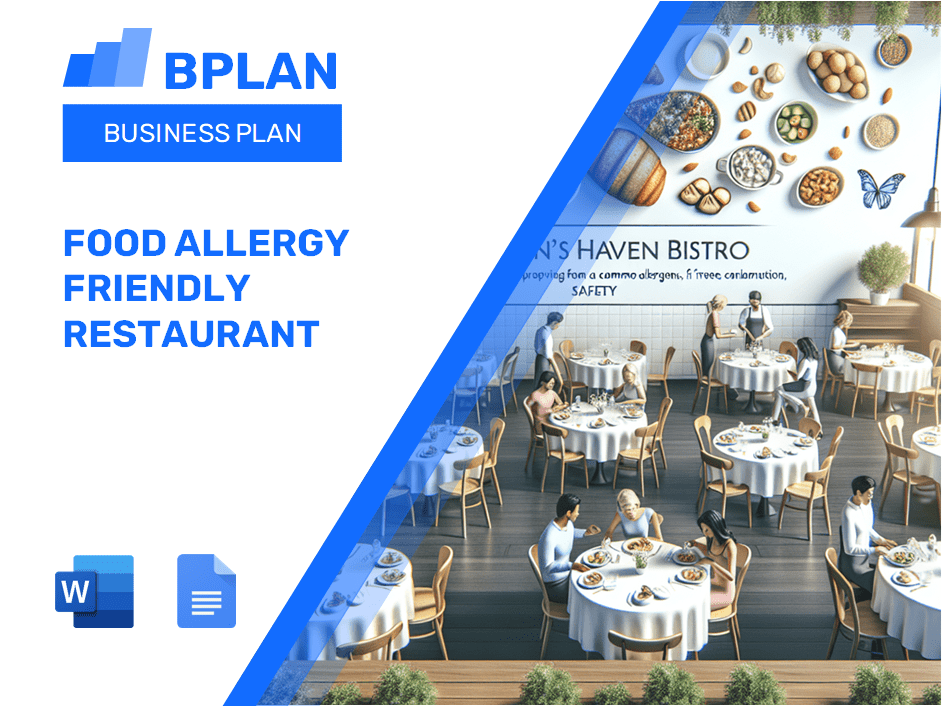 Food Allergy Friendly Restaurant Business Plan Template