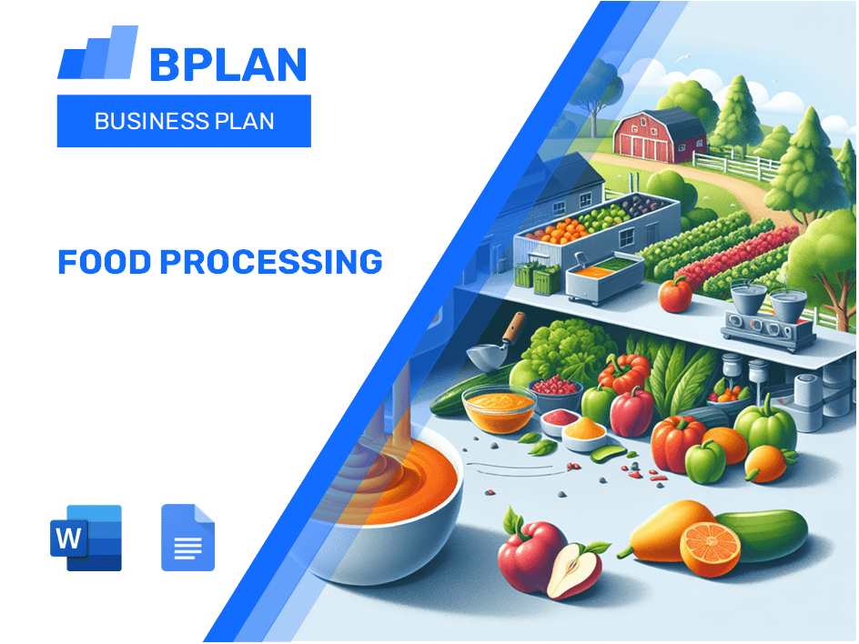 Food Processing Business Plan - Business Plans Shop