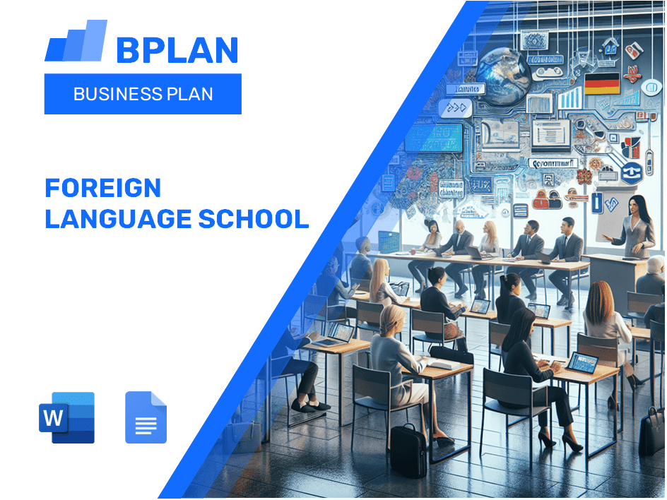 Foreign Language School Business Plan Template