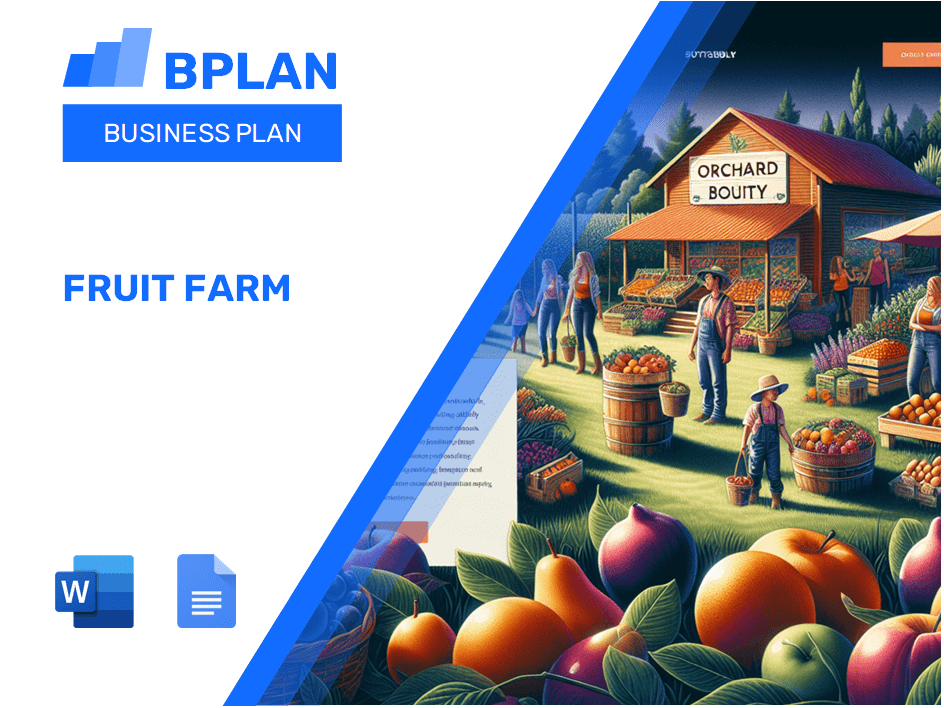 Fruit Farm Business Plan Template & Example