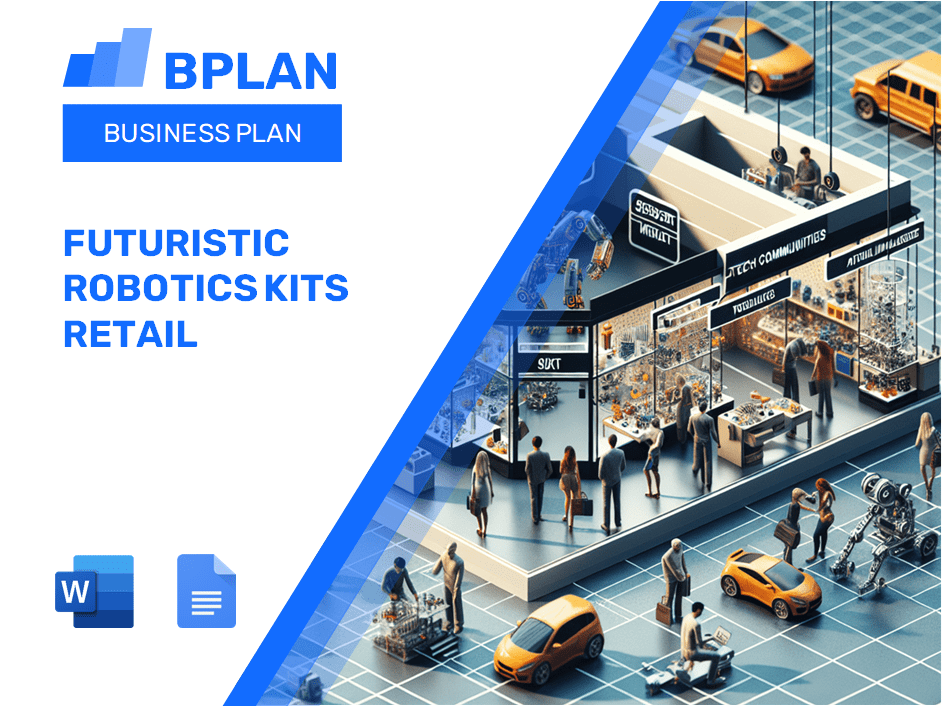 Robotics Retail Business Plan Template - BPlan AI