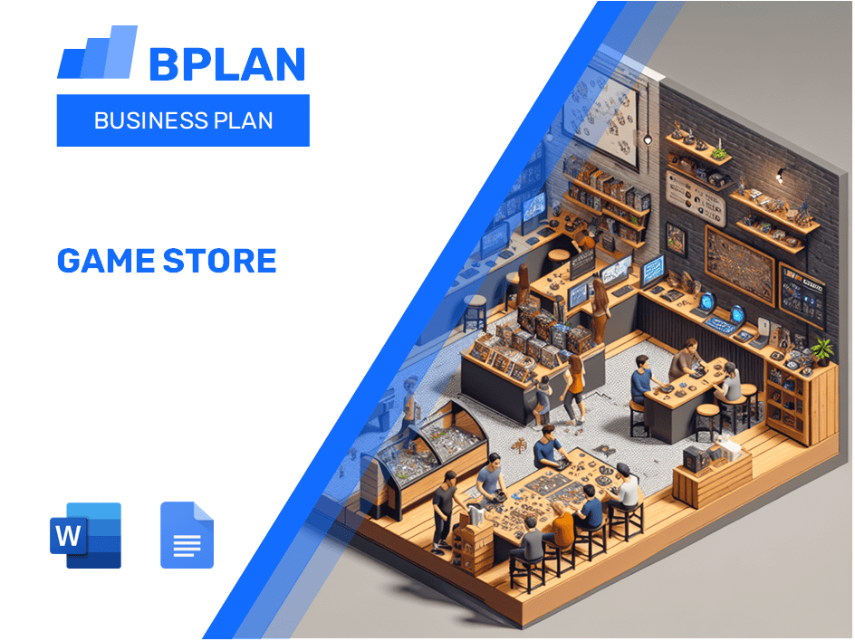 Game Store Business Plan Template - BPlan AI