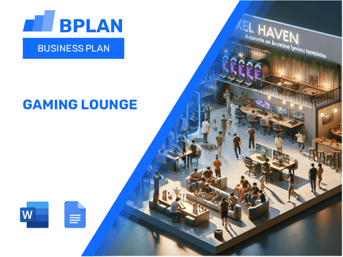 Gaming Lounge Business Plan Template