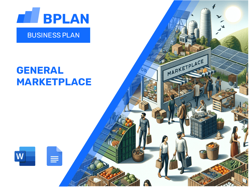 General Marketplace Business Plan Template