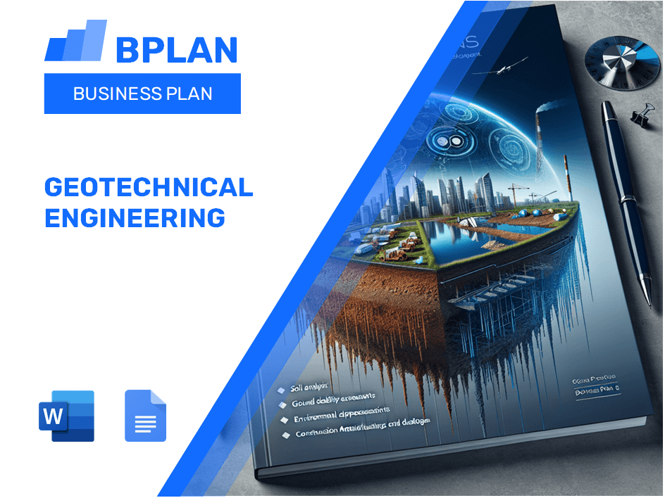 Geotechnical Engineering Business Plan Template