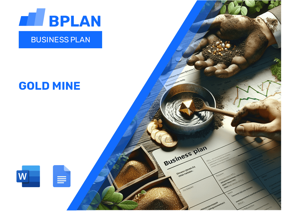 Gold Mine Business Plan Template
