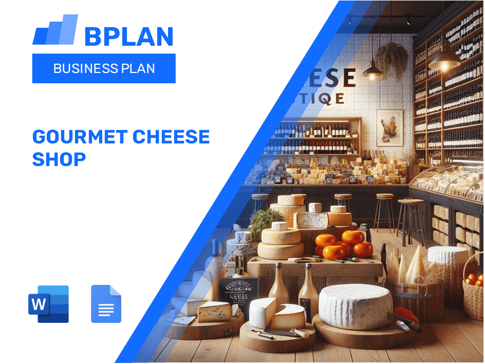 Gourmet Cheese Shop Business Plan Template - BPlan AI