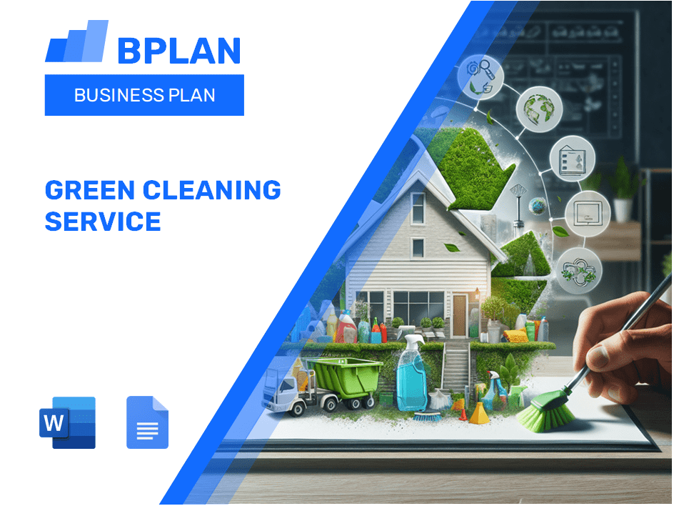 Green Cleaning Business Plan Template