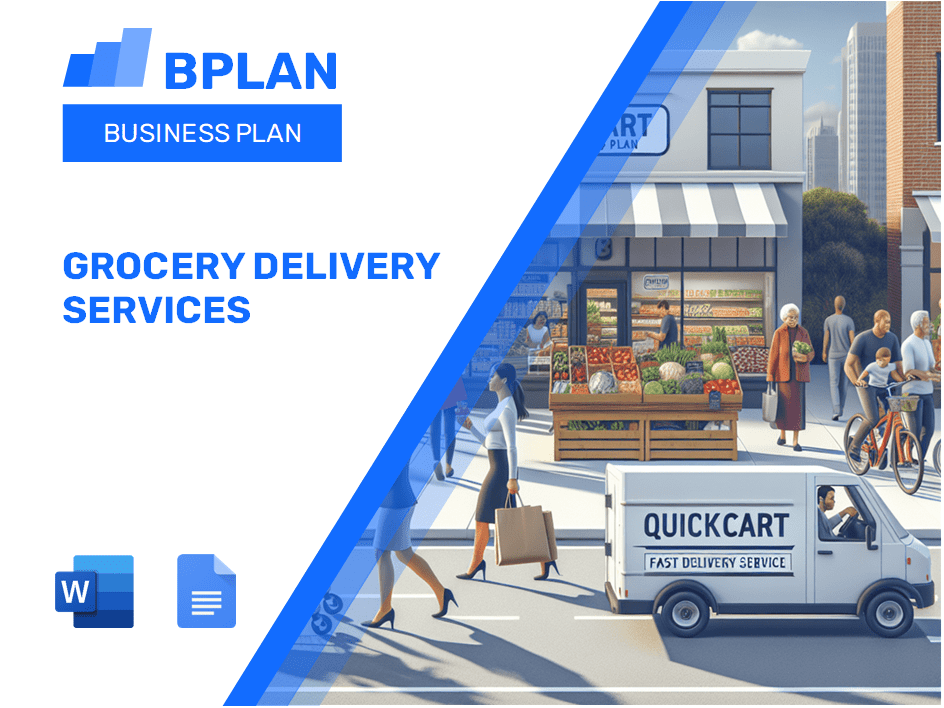 Grocery Delivery Service Business Plan Template