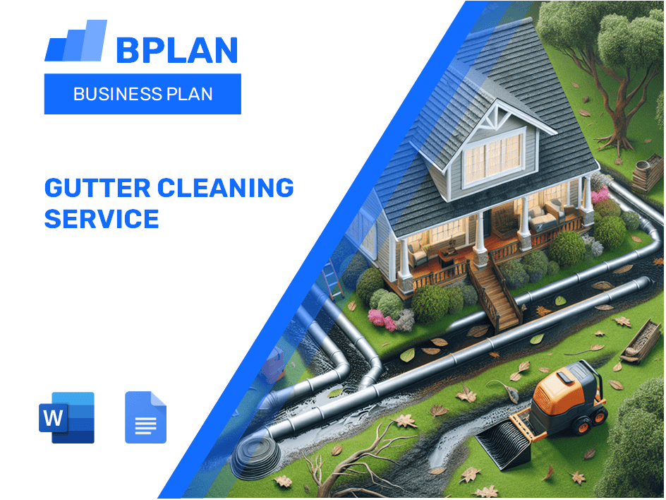 Gutter Cleaning Business Plan Template - Business Plans Shop
