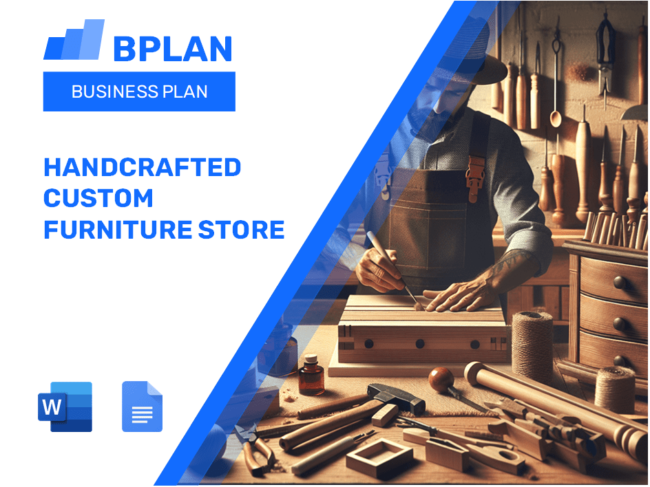 Handcrafted Custom Furniture Business Plan Template