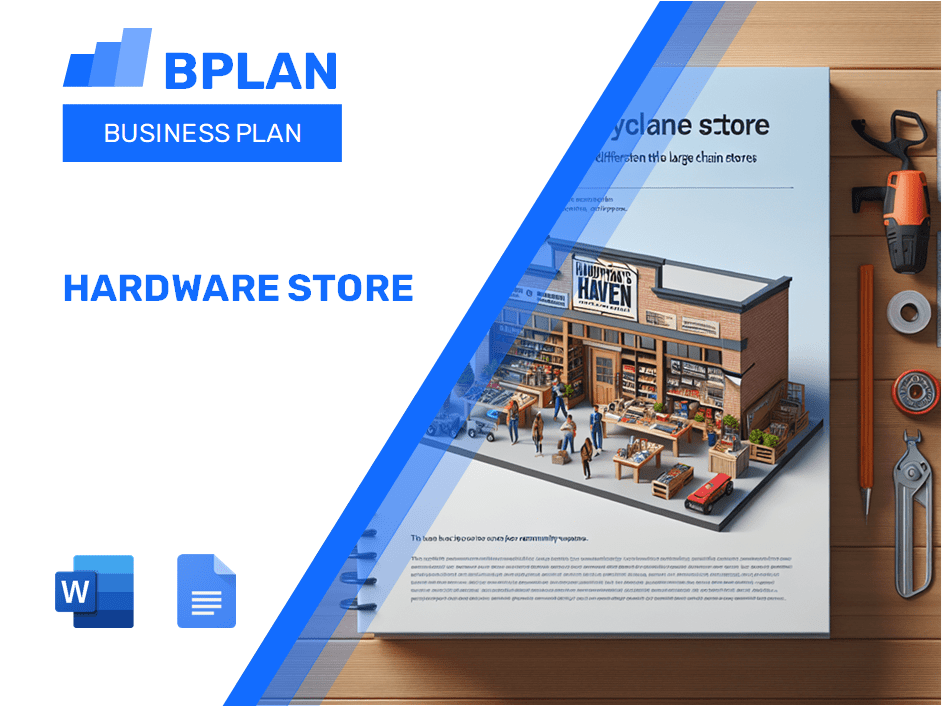 Hardware Store Business Plan Template