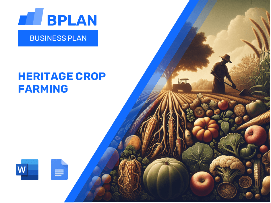 Heritage Crop Farming Business Plan Template for 2024 - BPlan AI