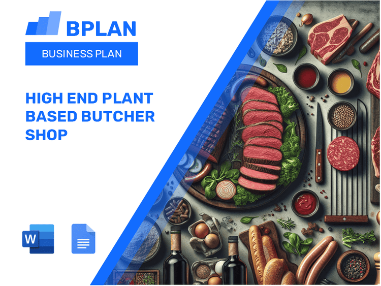 Plant Based Butcher Shop Business Plan - BPlan AI