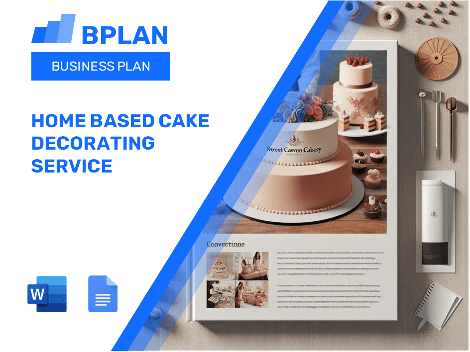 Cake Decorating Business Plan Template