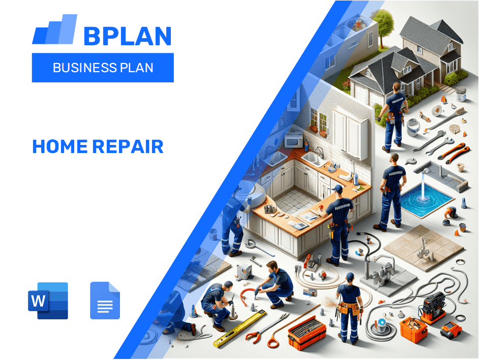 Home Repair Business Plan Template & Example - BPlan AI