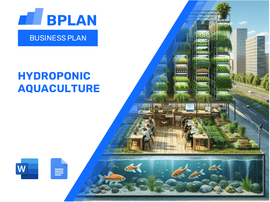 Hydroponic Aquaculture Business Plan Template - BPlan AI