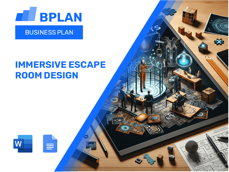 Escape Room Business Plan Template - BPlan AI