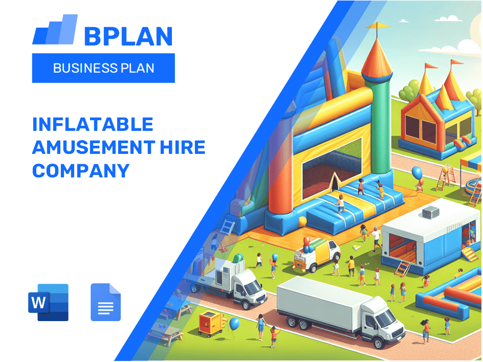 Inflatable Amusement Hire Business Plan