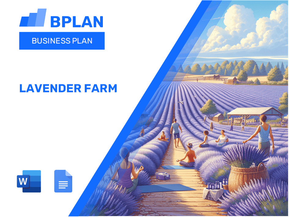 Lavender Farm Business Plan Template