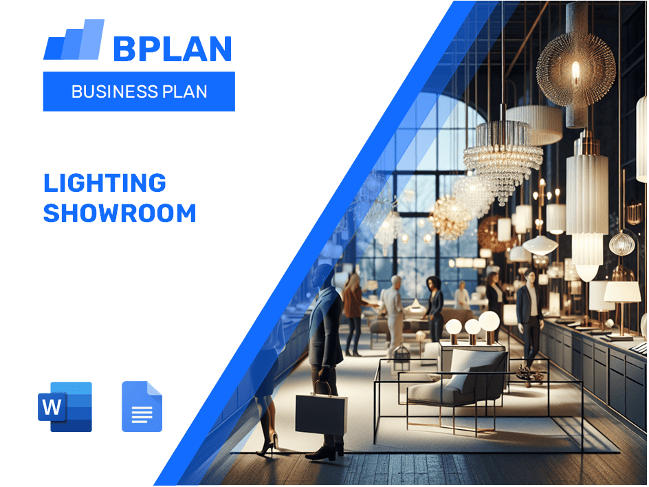 Lighting Showroom Business Plan - BPlan AI