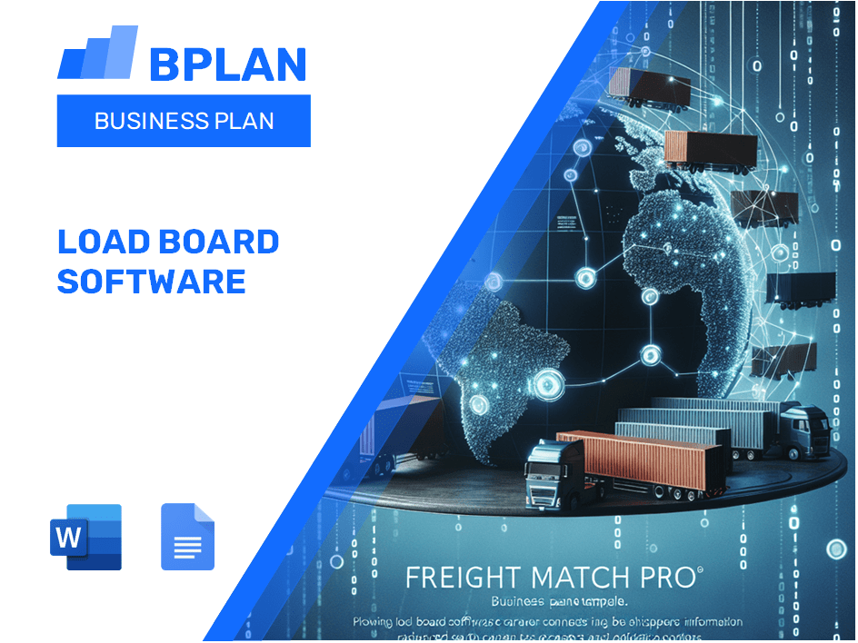Load Board Software Business Plan - BPlan AI